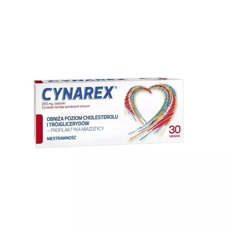 Cynarex tabletki 250mg x 30 tabletek | Apteka Na 83