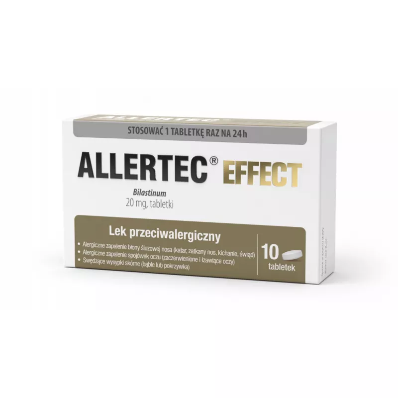 Allertec Effect 20 mg 10 tabletek | Apteka Na 83
