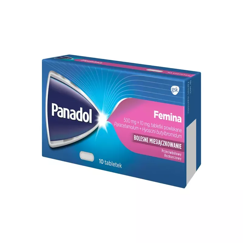 Panadol Femina x 10 tabletek | Apteka Na 83