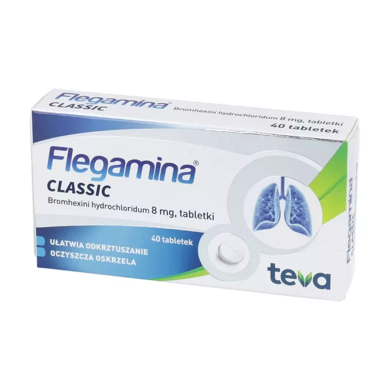 Flegamina tabletki 8mg x 40 tabletek | Apteka Na 83