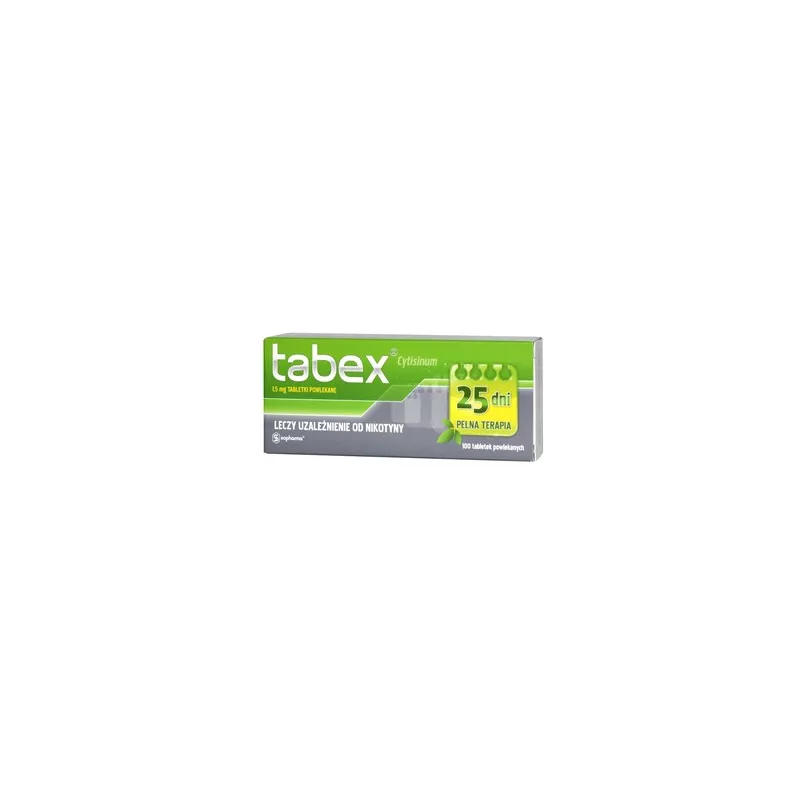 Tabex tabletki powlekane 1.5mg x 100 tabletek | Apteka Na 83