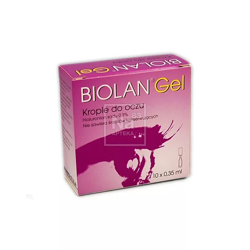 Biolan gel 0.3% krople oczne x 10 minimsów | Apteka Na 83