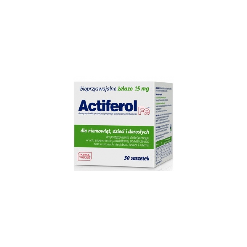 Actiferol Fe 15mg x 30 torebek