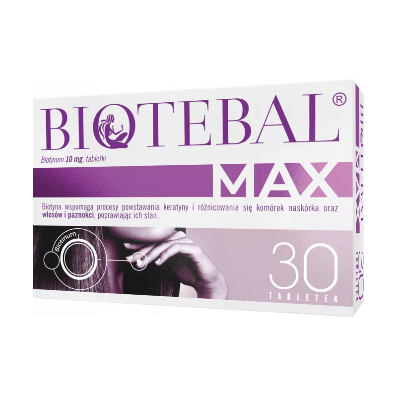 Biotebal Max 10mg x 30 tabletek | Apteka Na 83